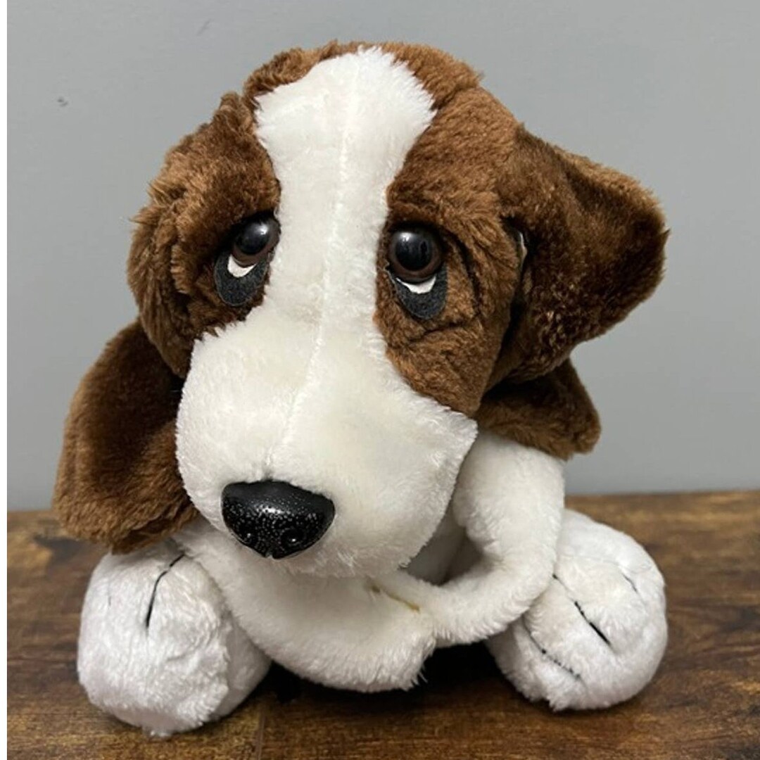 Conesco Chase Vintage Basset Hound Dog With Hook & Loop Paws Plush - Etsy