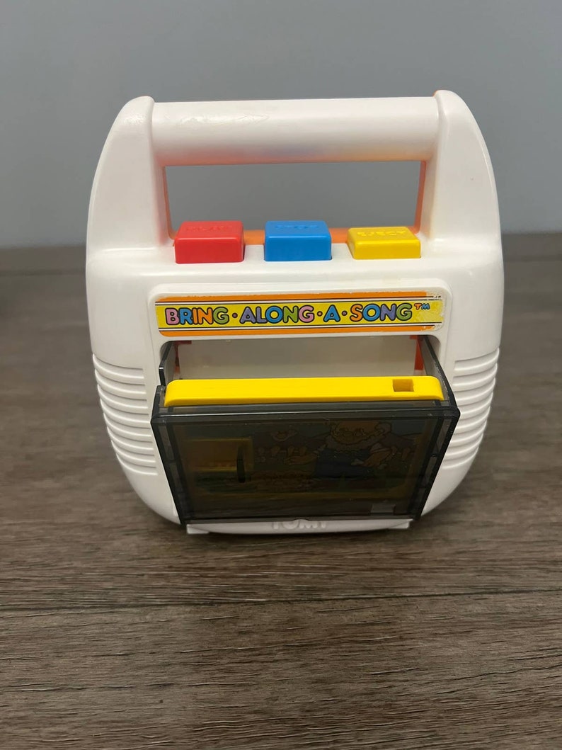TOMY Bring Along A Song Toy Tape Player With 1 Cassette Tape Works ...
