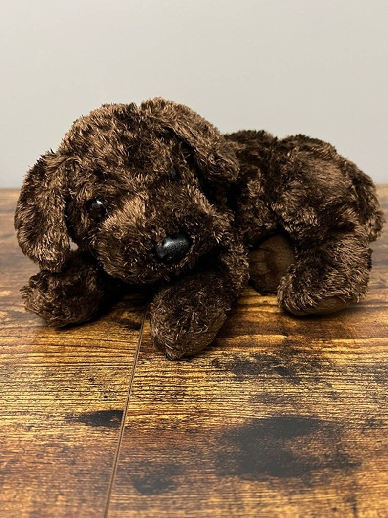 Tysilk Nuzzle the Chocolate Puppy Dog Plush Vintage 2001 - Etsy