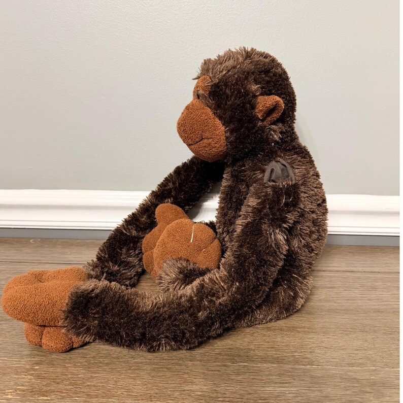 Fiesta Charlie 32 Inch Pull Arm Monkeys Plush Stuffed Animal Toy Dark ...