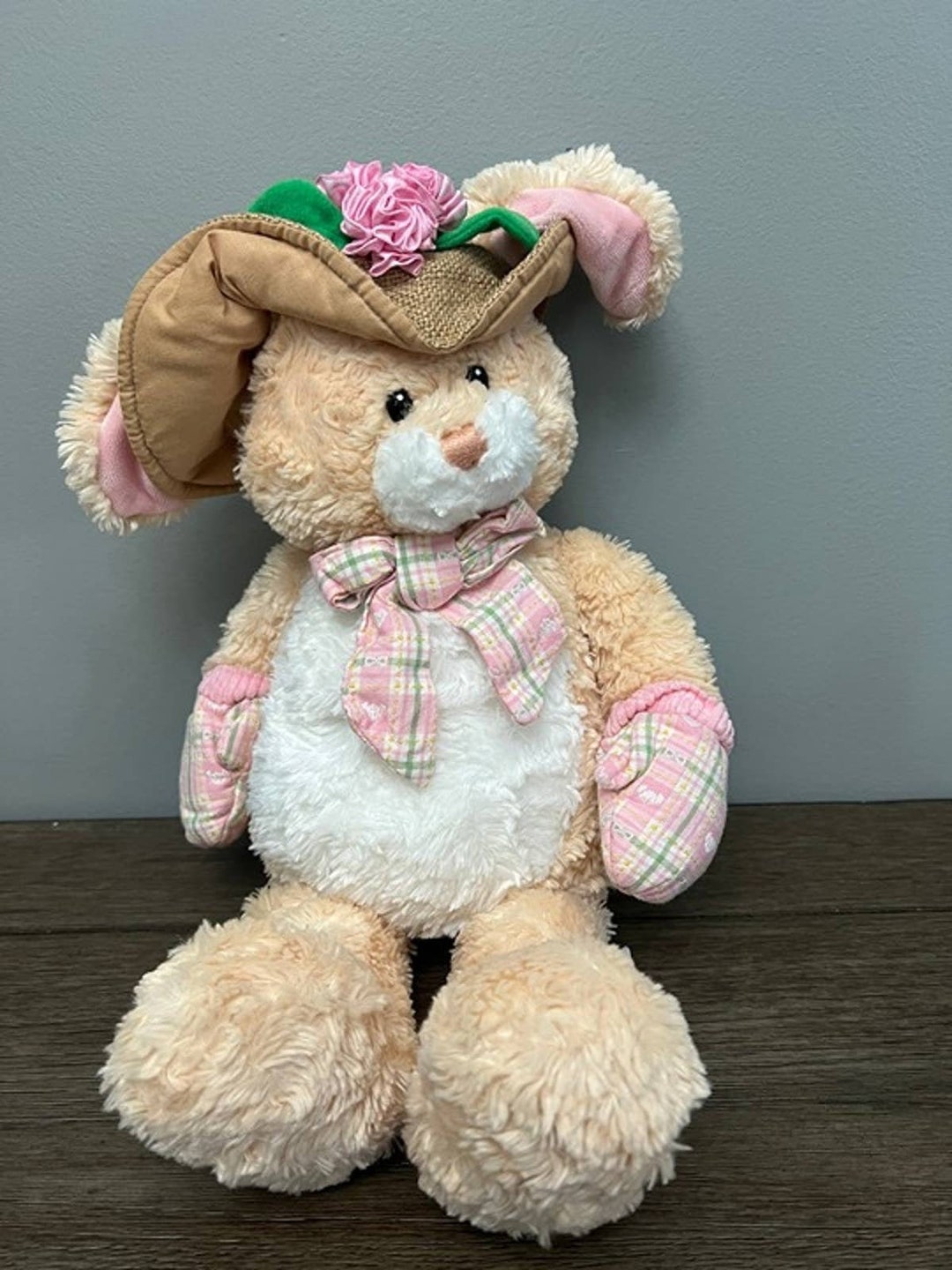 Gund Bunny Garden Calla 36193 Rabbit Plush Stuffed Animal Beige White ...