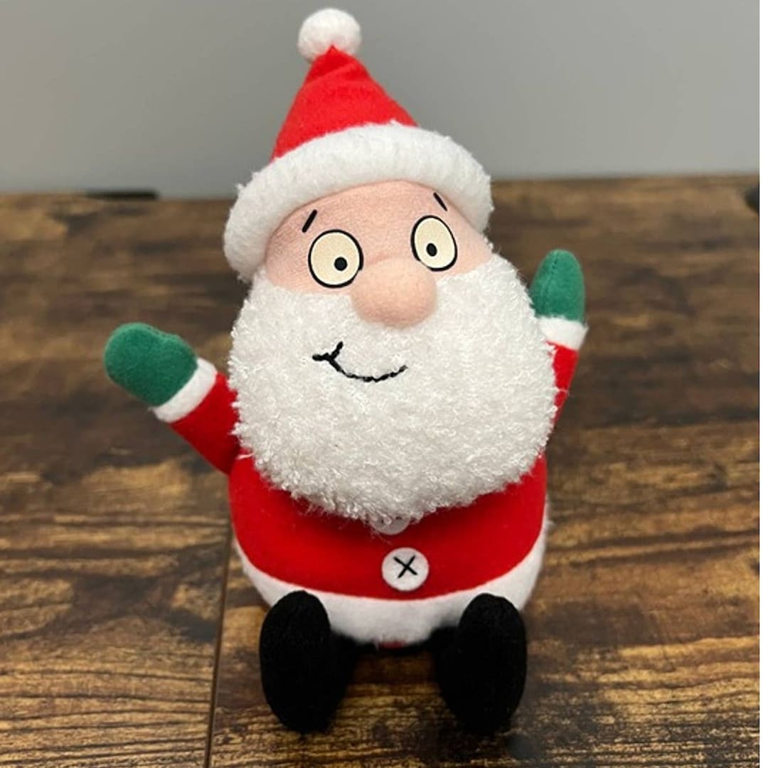 Vintage Hallmark Cartoon Plump Santa Plush - Etsy