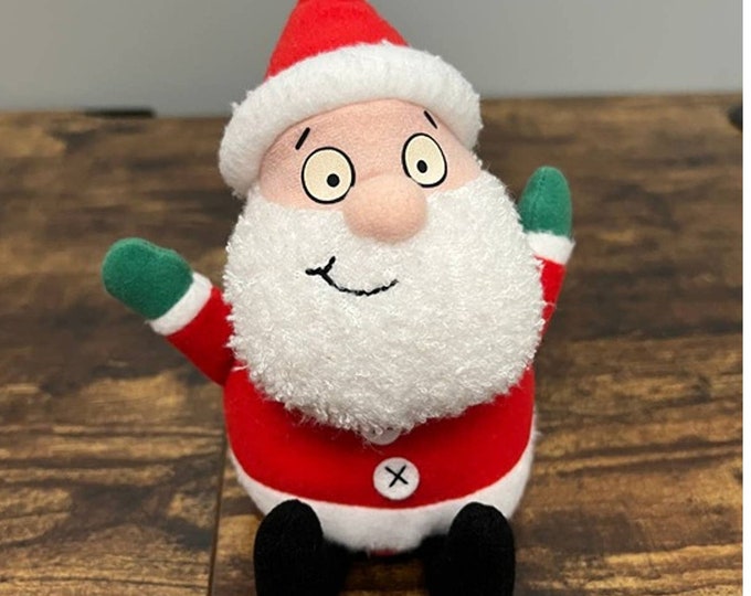 Vintage Hallmark Cartoon Plump Santa Plush - Etsy