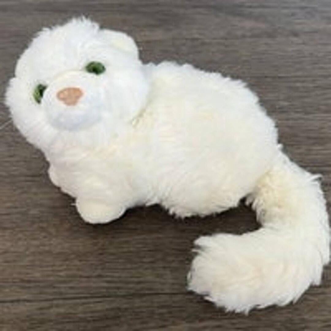Russ Berrie Nikki Persian Kitty Cat White Plush 9" Vintage - Etsy