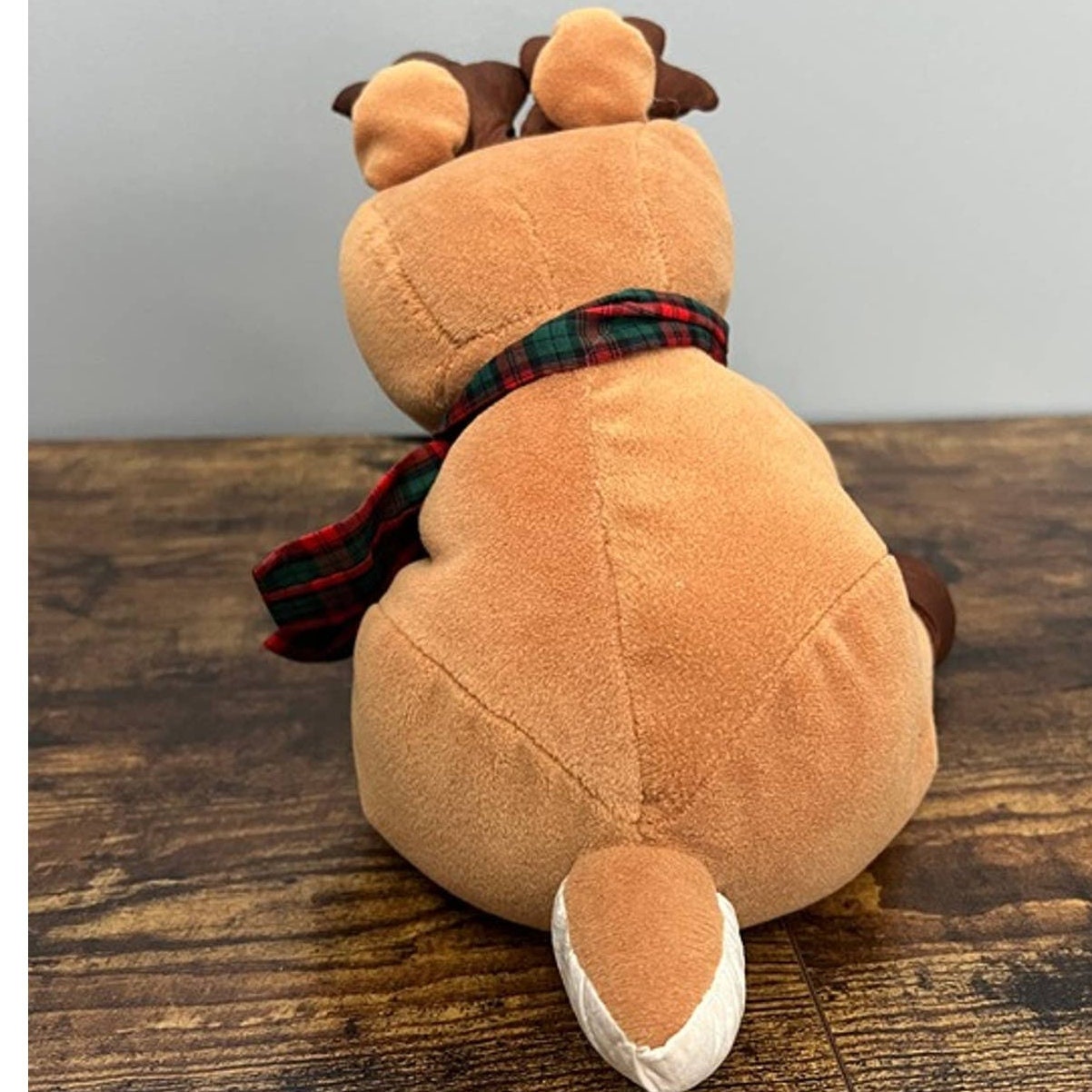 Vintage 1994 Gibson Greetings Holiday Reindeer With Scarf & Nylon ...