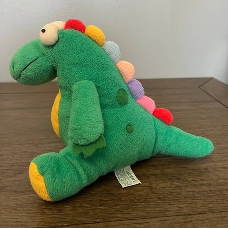 Russ Berrie Goobert the Dinosaur Plush 7.5" Vintage - Etsy