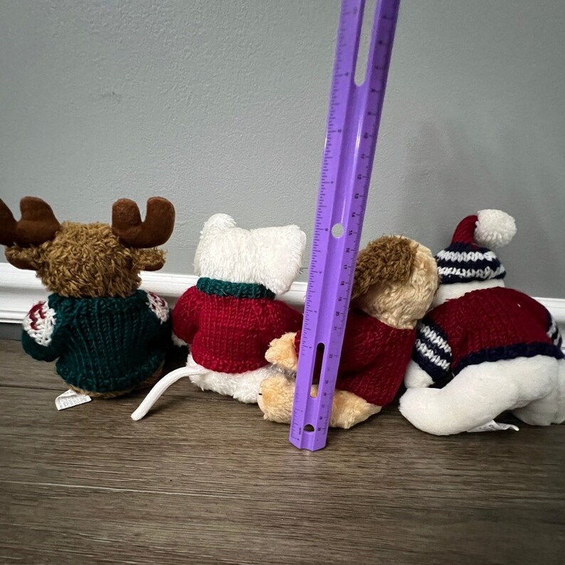 Vintage 1996 Chrisha Creations Playful Plush Bundle in Christmas ...