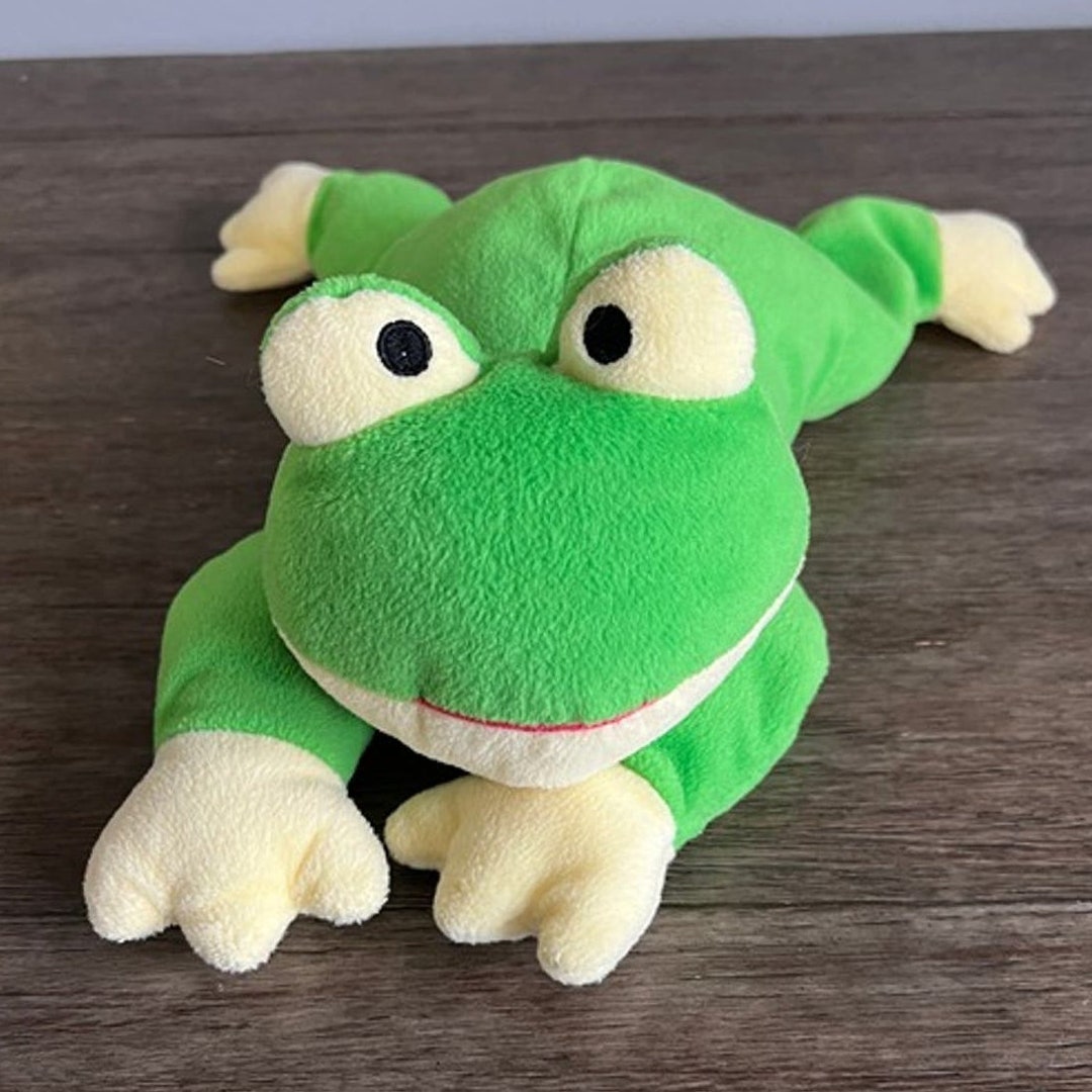 Ty Pillow Pal Frog Plush Vintage 1996 - Etsy
