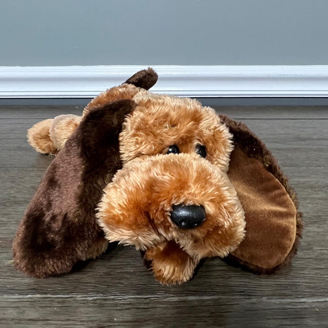 Ty Classic "memphis" Hound Dog Plush 2001 Brown 12" Floppy Ears Lay ...