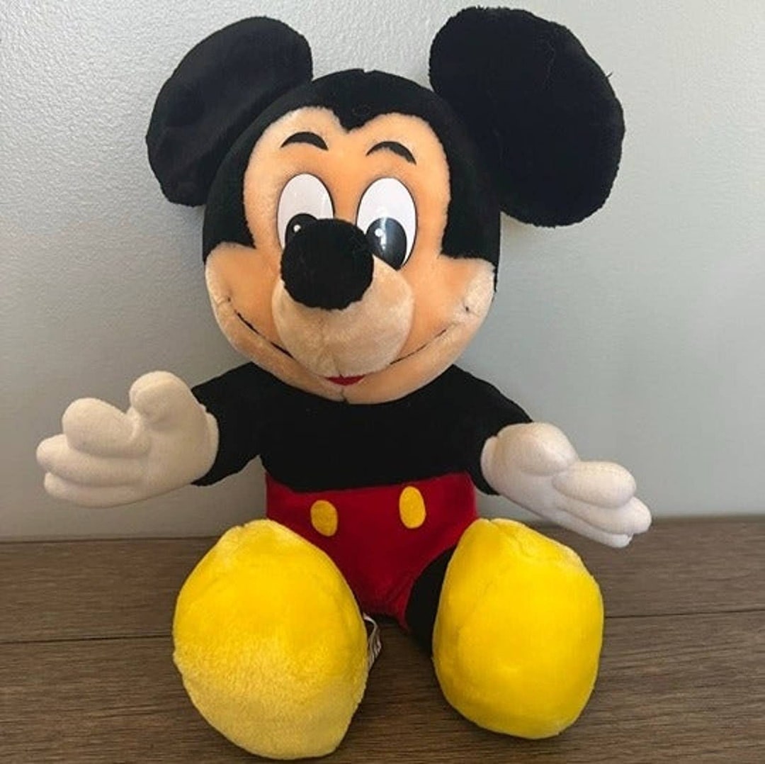 Vintage Disneyland Mickey Mouse Plush - Etsy