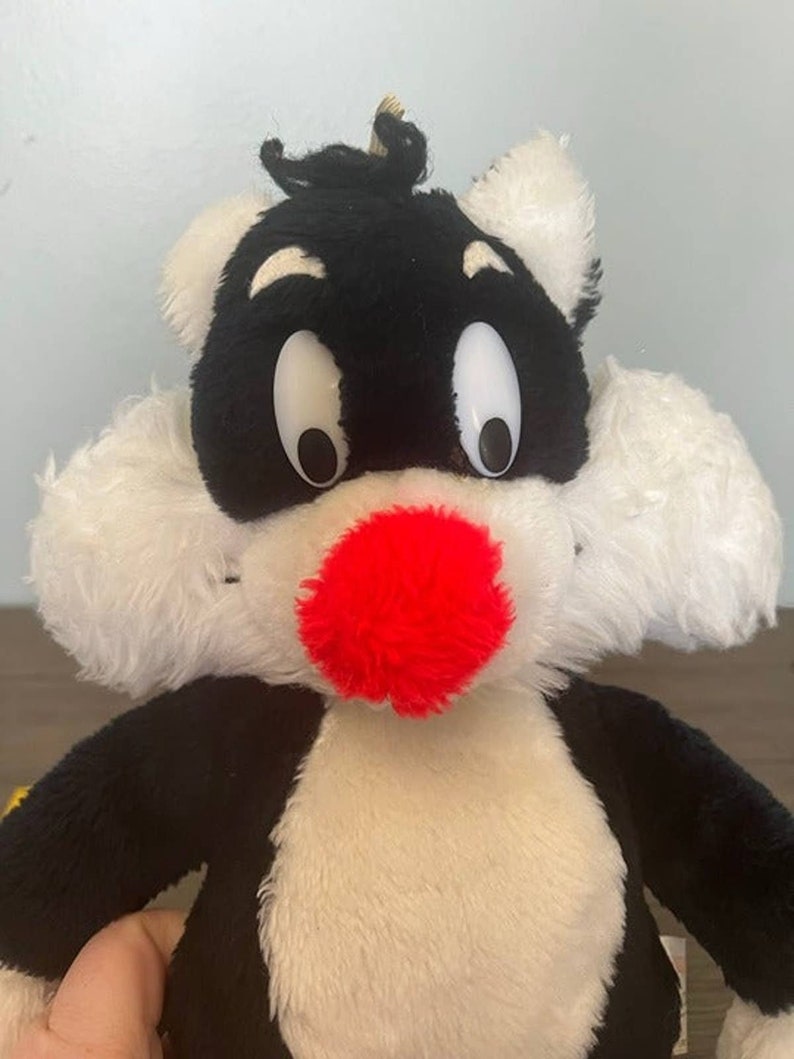 Warner Brothers Mighty Star Sylvester the Cat Plush 16" Vintage 1971 - Etsy