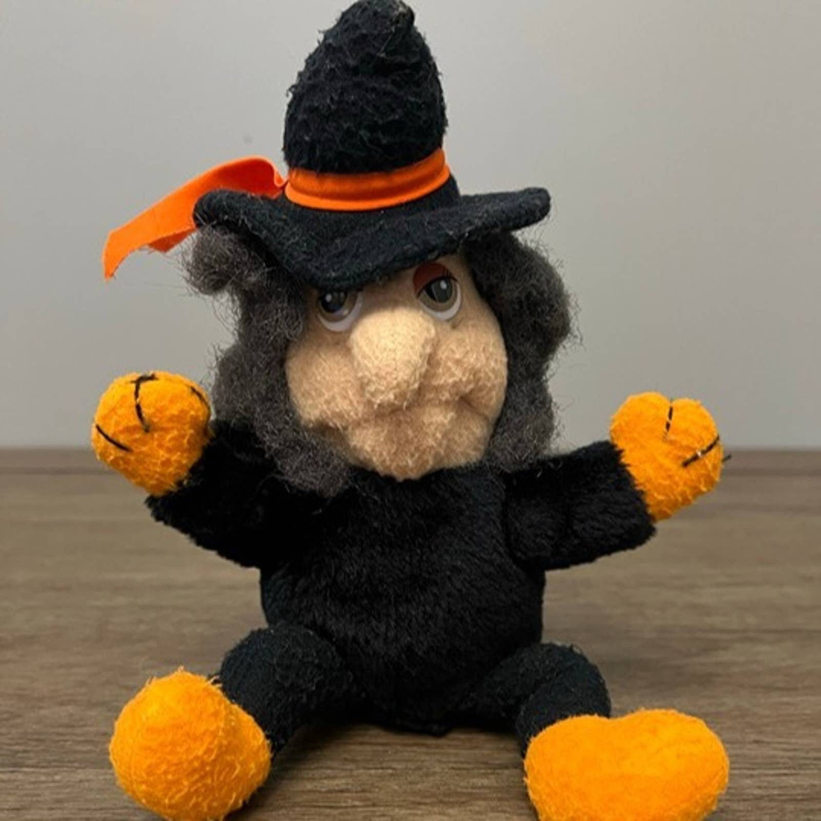 Cuddle Wit Halloween Witch Plush Vintage - Etsy