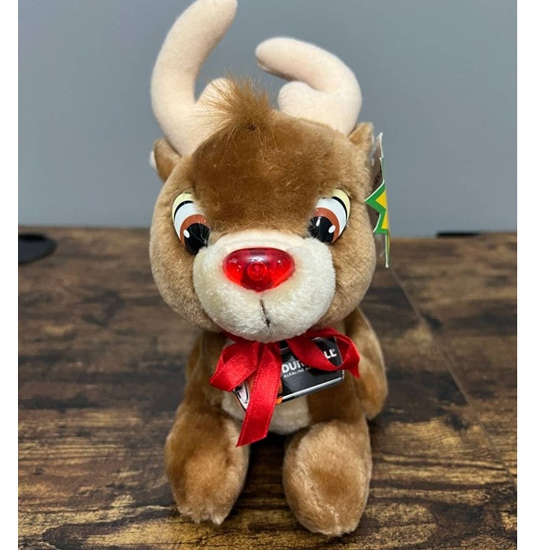 Vintage Applause Duracell Rudolph the Red Nosed Reindeer - Etsy