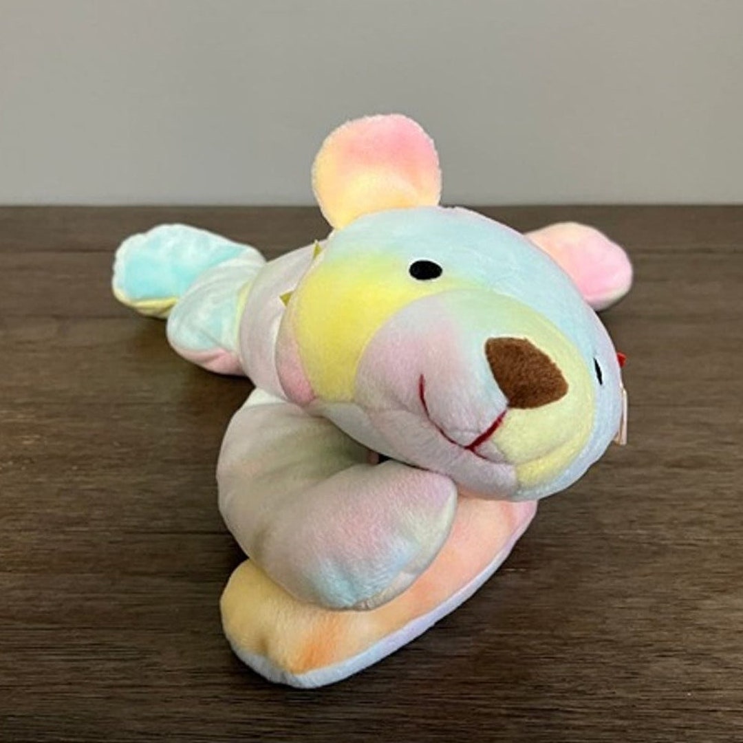 Vintage 1998 Ty Pillow Pals Sherbet the Teddy Bear Plush With Swing Tag ...