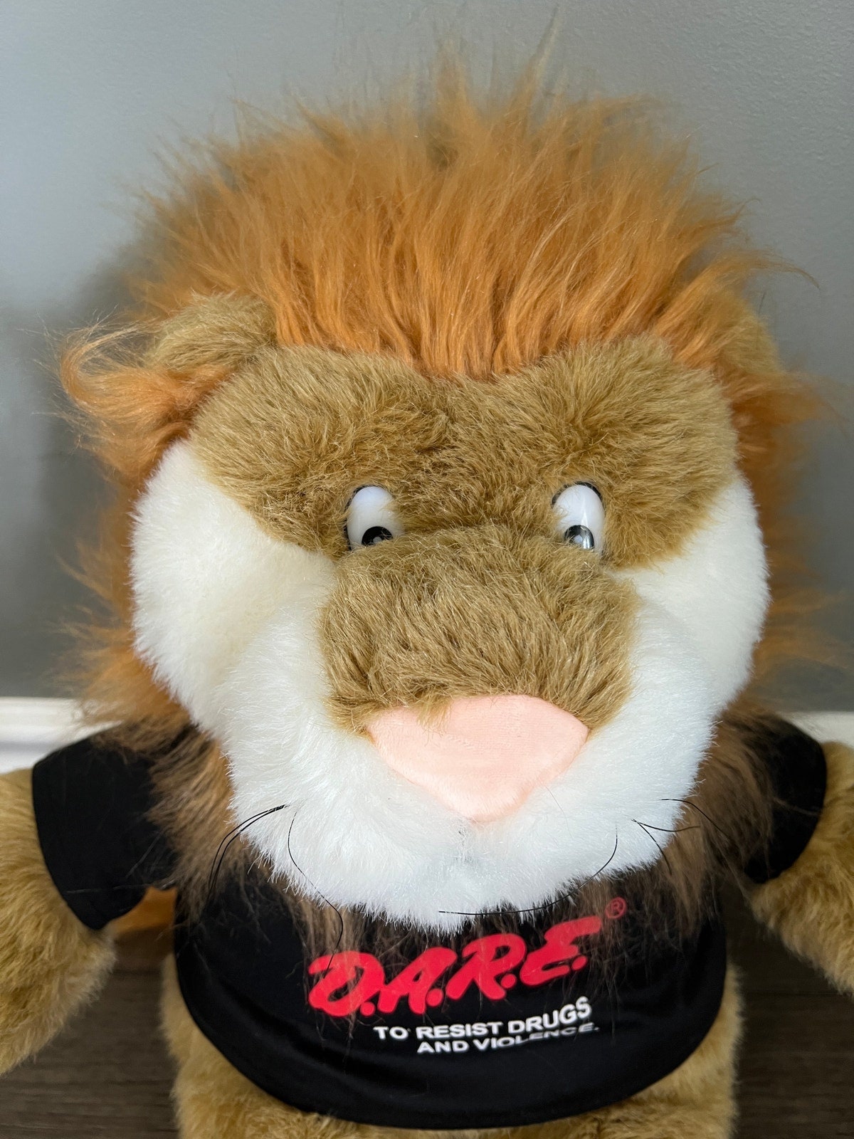 Vintage 90s D.A.R.E. Daren the Lion Plush - Etsy