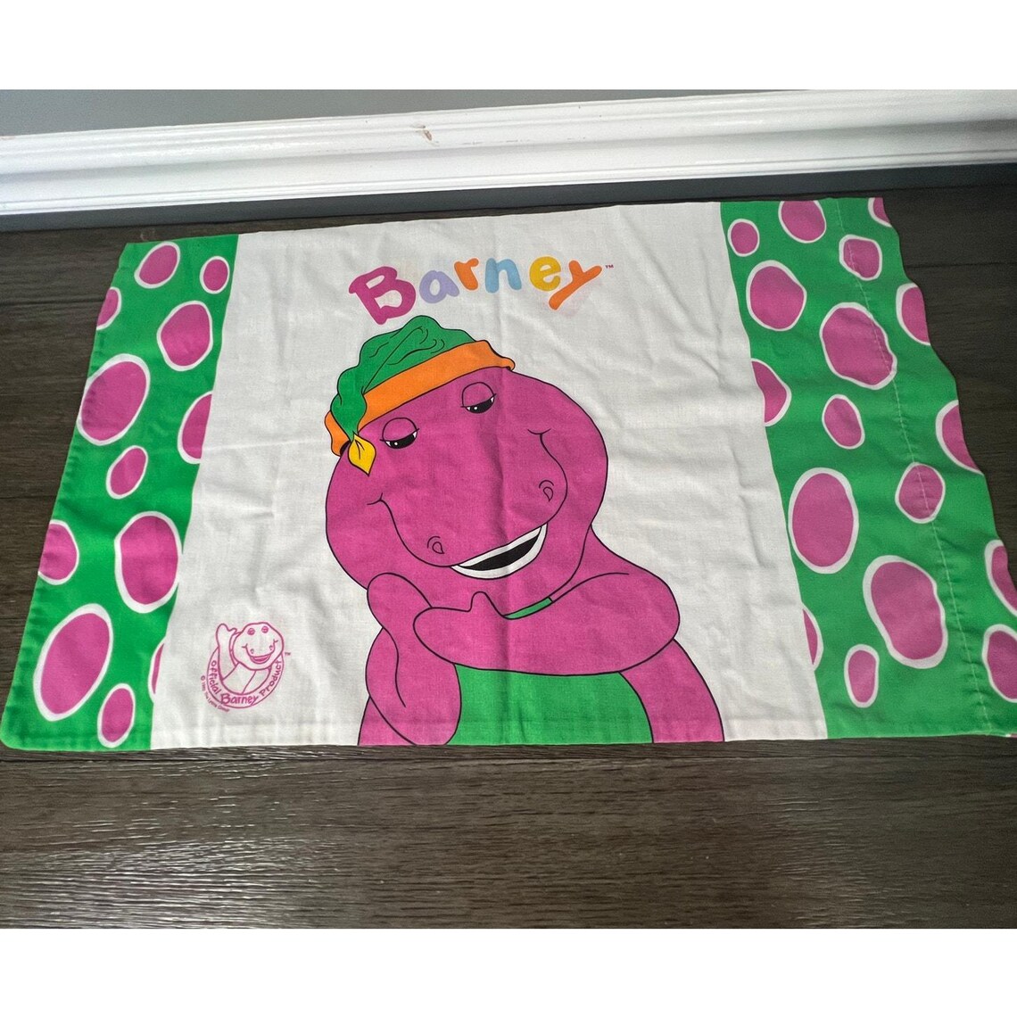 Vintage 1992 Lyons Group Barney Standard Pillow Case - Etsy