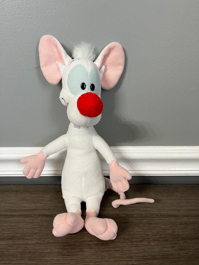 Vintage 1995 Dakin Animaniacs Pinky & the Brain Pinky Plush - Etsy