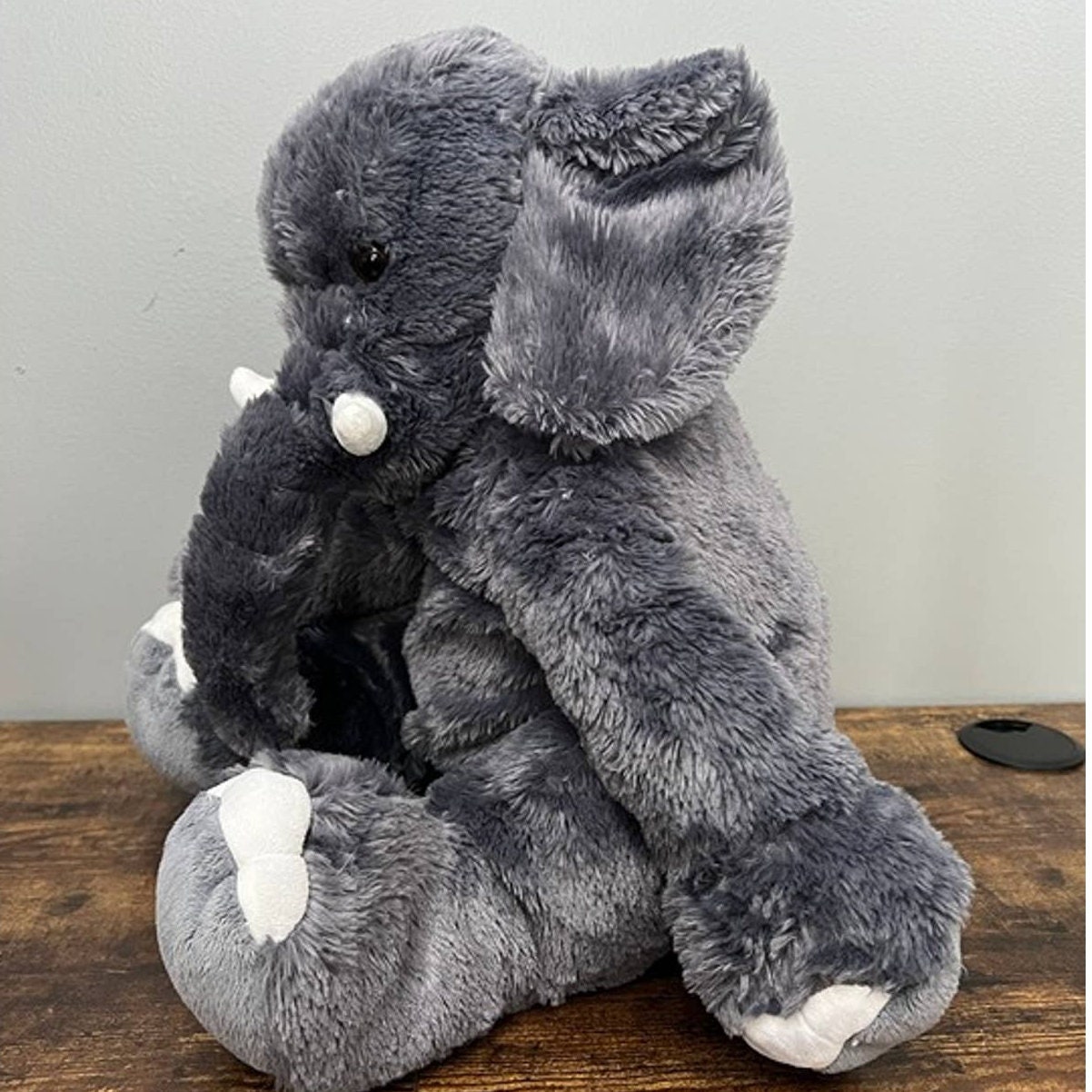 Large Toys R Us Grey Elephant Plush - Etsy