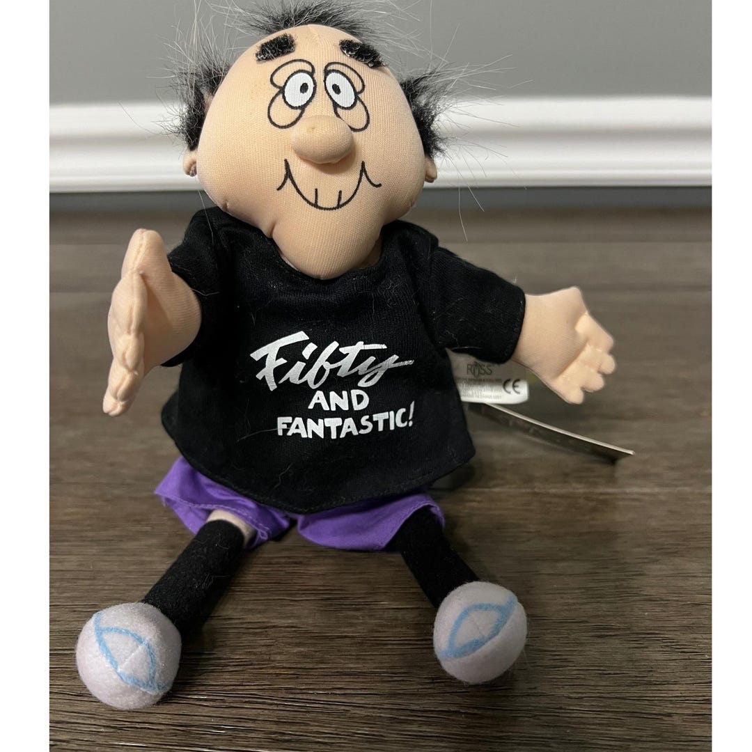 Russ Geezer Gallery the Oldtimer Plush Doll Old Man 50 Year Old ...