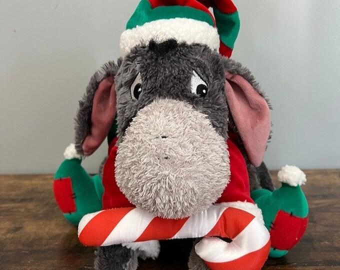 Disney's Winnie the Pooh Holiday Eeyore Plush - Etsy