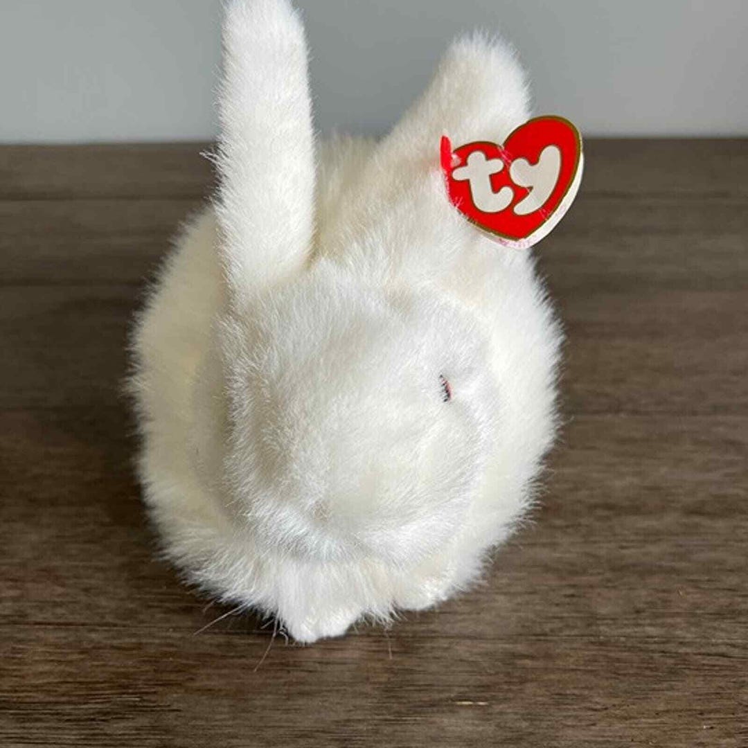Ty Classic Nibbles the White Bunny Plush Vintage 1993 - Etsy