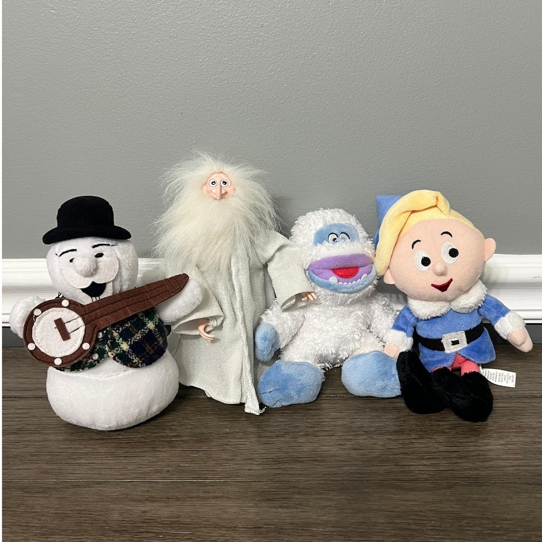 Rudolph Red Nosed Reindeer Plush Bundle Snowman Winter Warlock Bumble ...