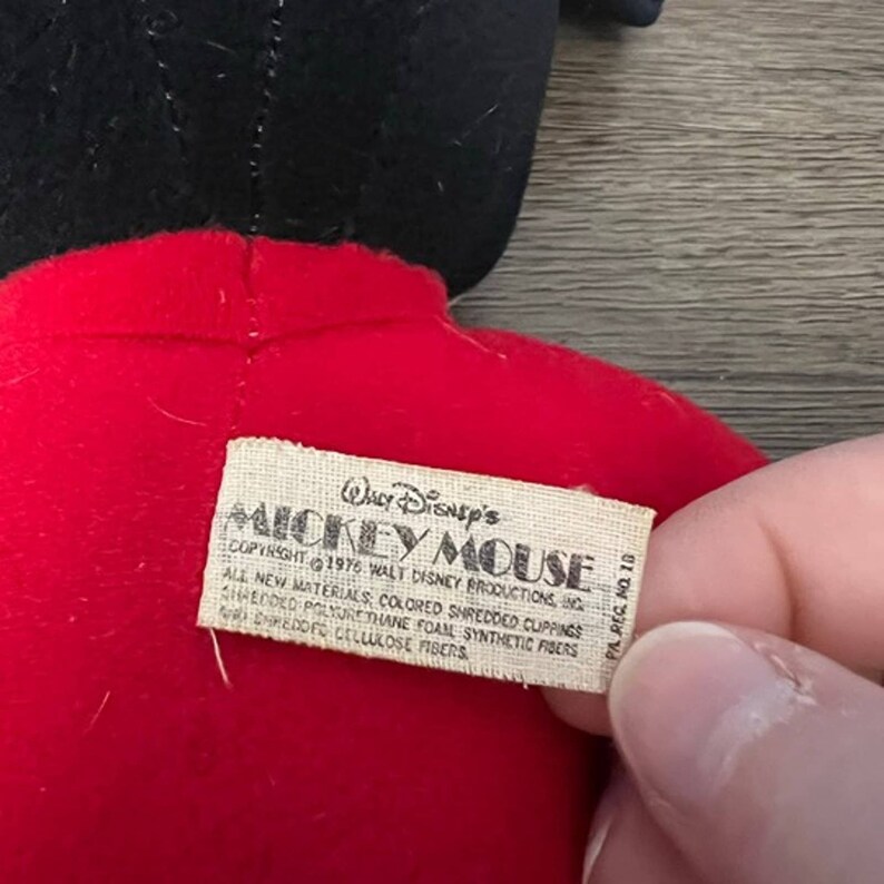 Knickerbocker Walt Disney Mickey Mouse Club Plush Vintage 1976 - Etsy