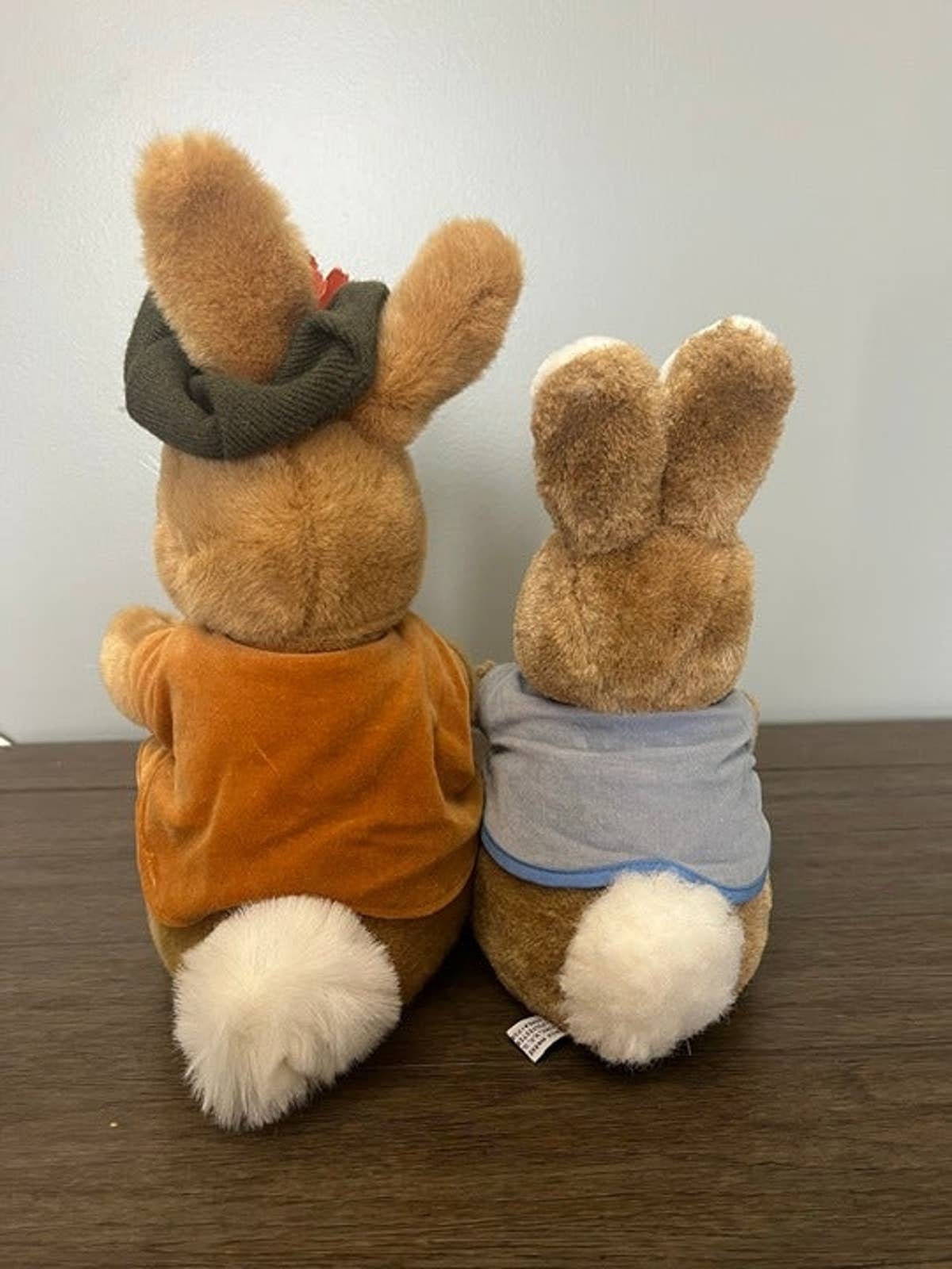 Vintage Mrs. Benjamin Bunny & Peter Rabbit Plush 11" 13" - Etsy