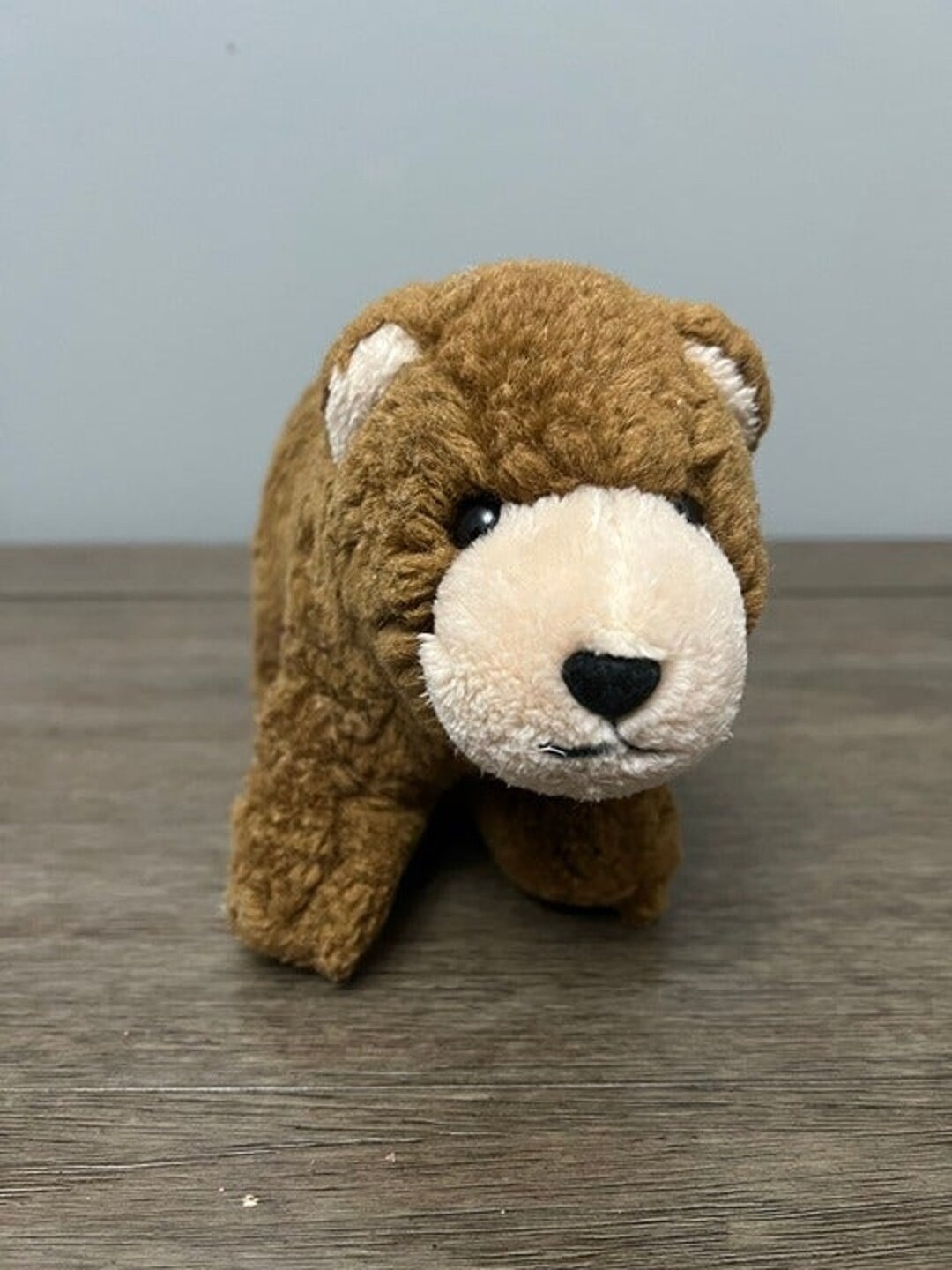 Vintage 1985 Polar Puff Brown Bear Plush 9" - Etsy