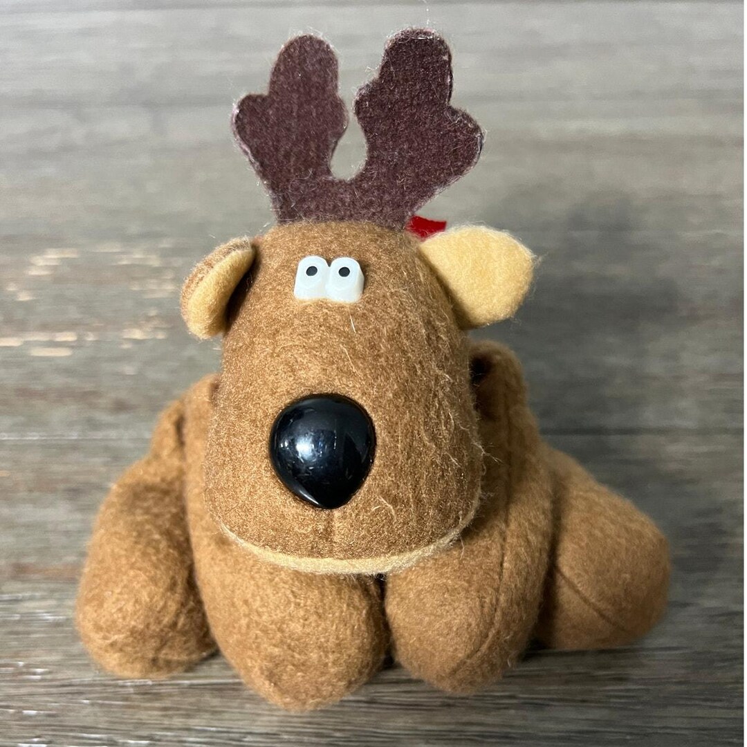 Vintage 1979 Hallmark Rodney the Reindeer Bean Plush - Etsy