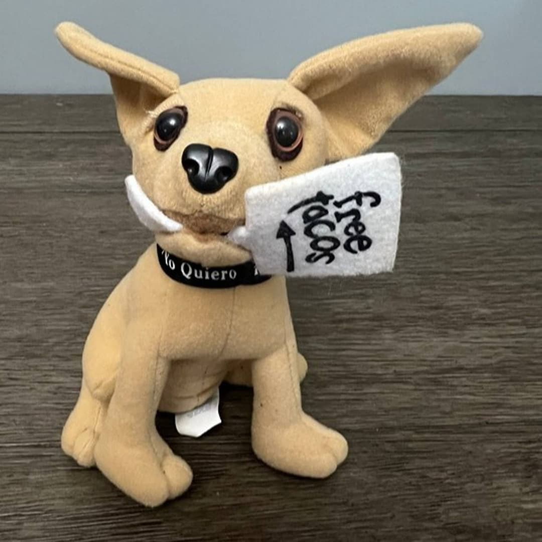 Taco Bell Chihuahua Plush Vintage 1998 - Etsy