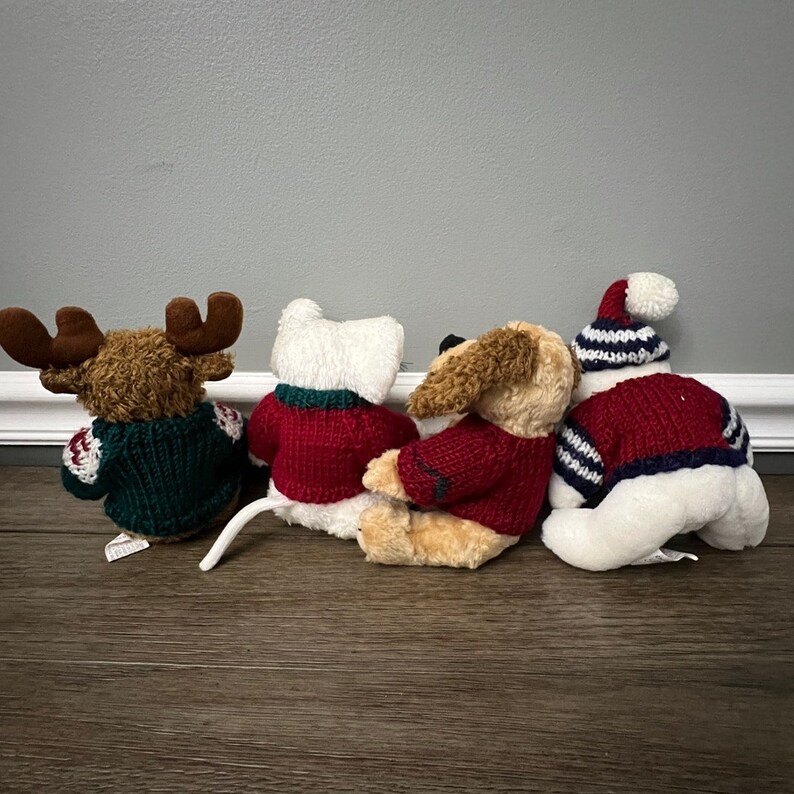 Vintage 1996 Chrisha Creations Playful Plush Bundle in Christmas ...