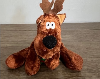Rodney Reindeer XL Plush, Vintage Hallmark, Retro Christmas Decor ...
