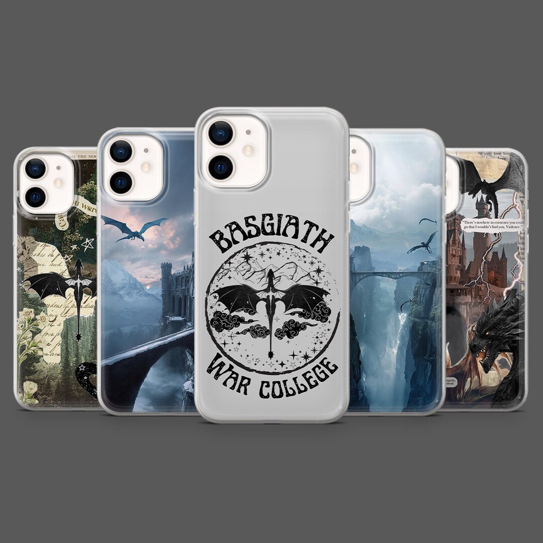 Fourth Wing Phone Case Onyx Dragon Book Lover Cover for iPhone 17pro ...