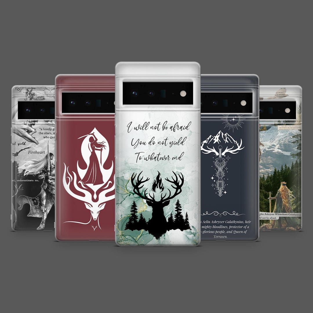 Throne of Glass Book Phone Case Fireheart Aelin Cover for Google Pixel ...