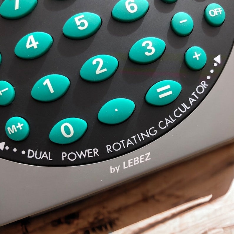 New Dual Power Calculator 8 Digits, by Lebez - Etsy