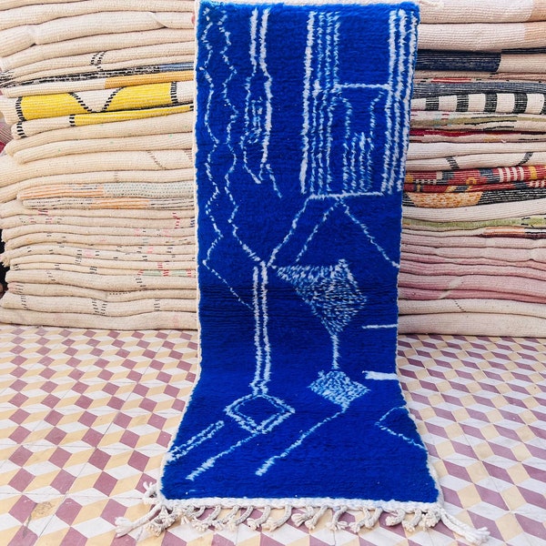 Blue Moroccan Rug - Etsy
