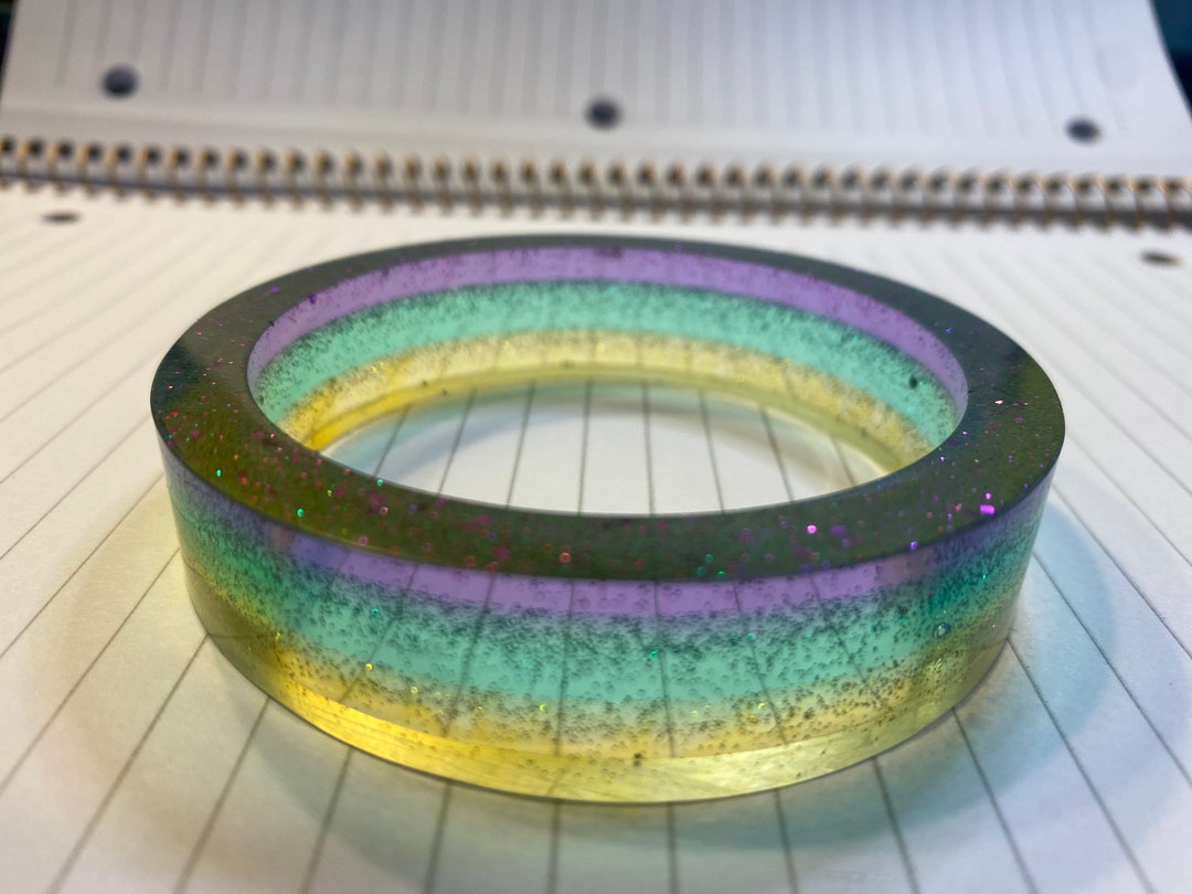 Mardi Gras Bangle Bracelet - Etsy