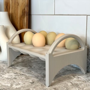 Stackable 12 Count Egg Holder Countertop Stackable Egg Tray Farm Fresh ...