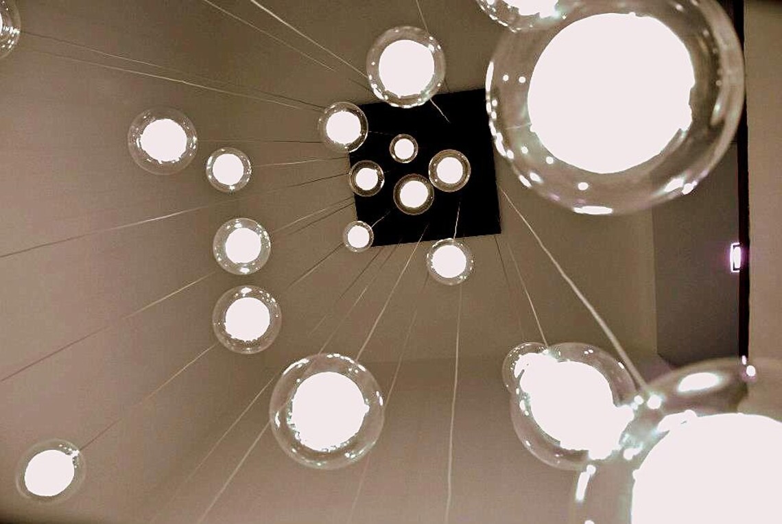 Modern-staircase-pendant-lighting-led-"halo" MOON - Contemporary ...