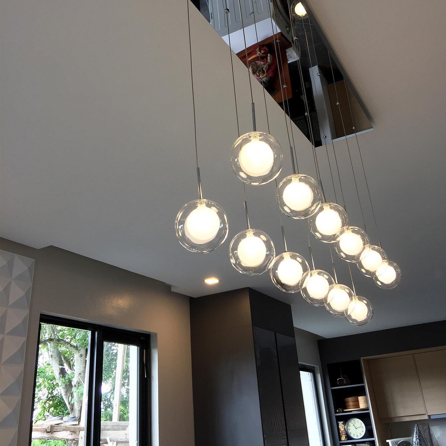 Modern-staircase-pendant-lighting-led-"halo" MOON - Contemporary ...