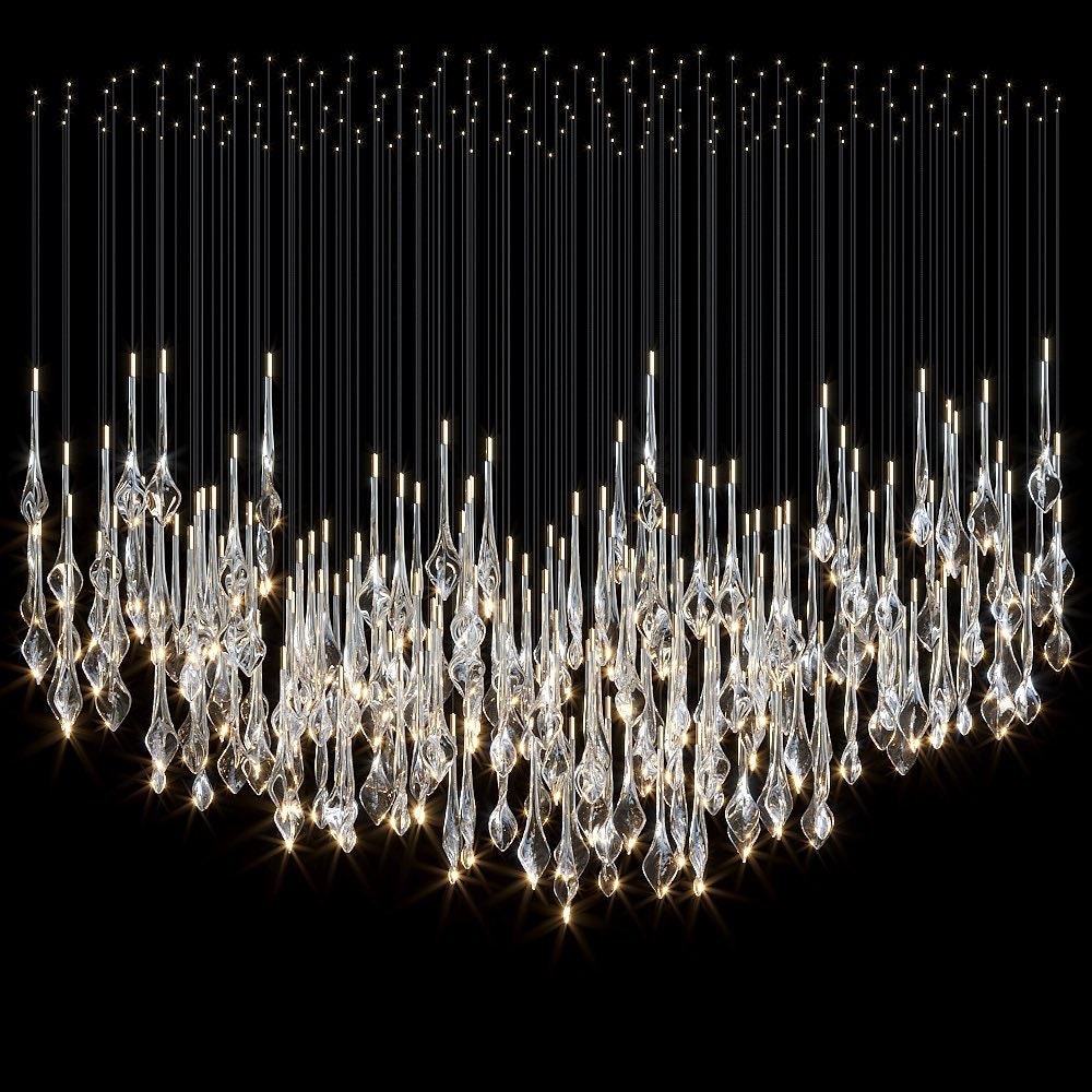 Modern-art-glass-lighting-pendant-chandelier-led CALLA HANDCRAFTED ...