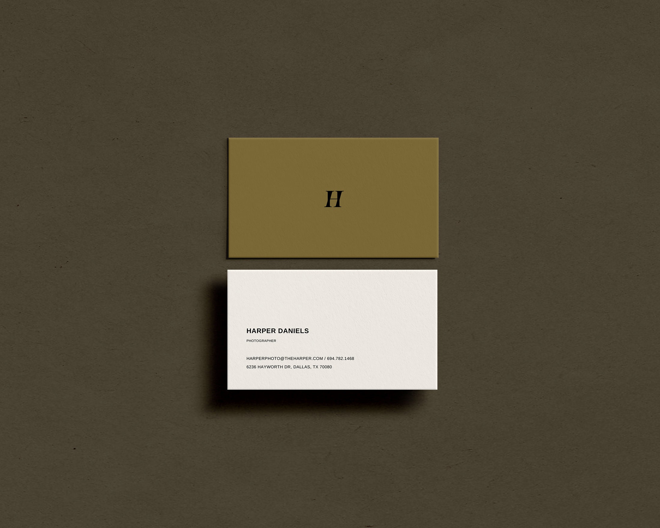 Harper Stationary Bundle, Business Card Template, Notecard Template ...