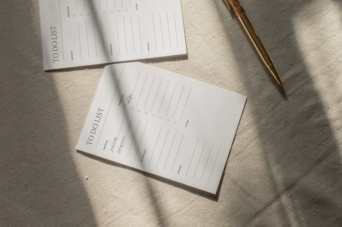 Minimal Aesthetic To-do List, Printable to Do List, Productivity ...