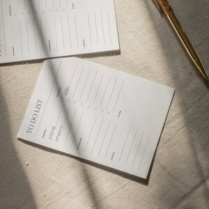 Minimal Aesthetic To-do List, Printable to Do List, Productivity ...