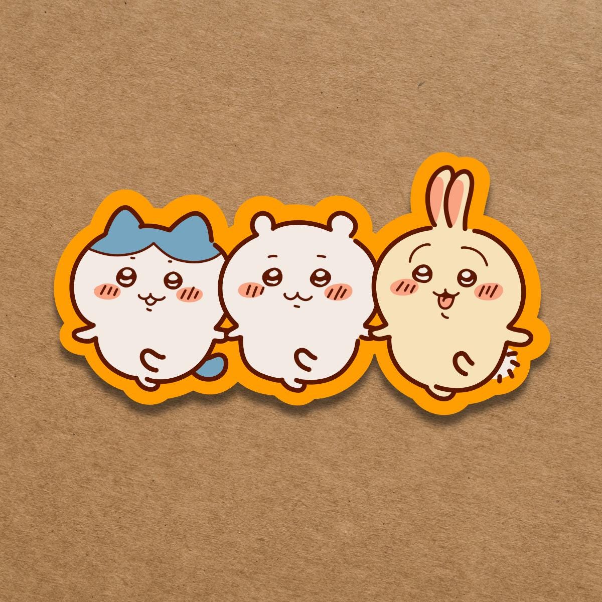 Chiikawa & Friends | Handmade Stickers - Etsy