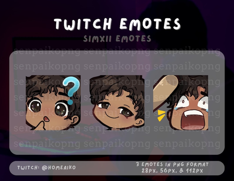 Custom Twitch Emotes | Personalized Twitch Emotes - Etsy