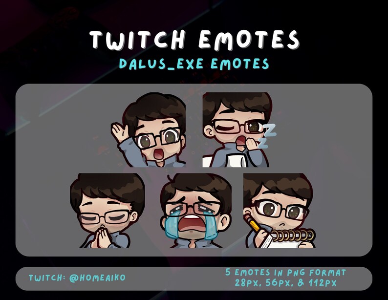 Custom Twitch Emotes | Personalized Twitch Emotes - Etsy
