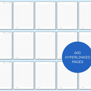 Ultimate Sectioned Notebook. 1/4 Grid Version. 120 - Etsy