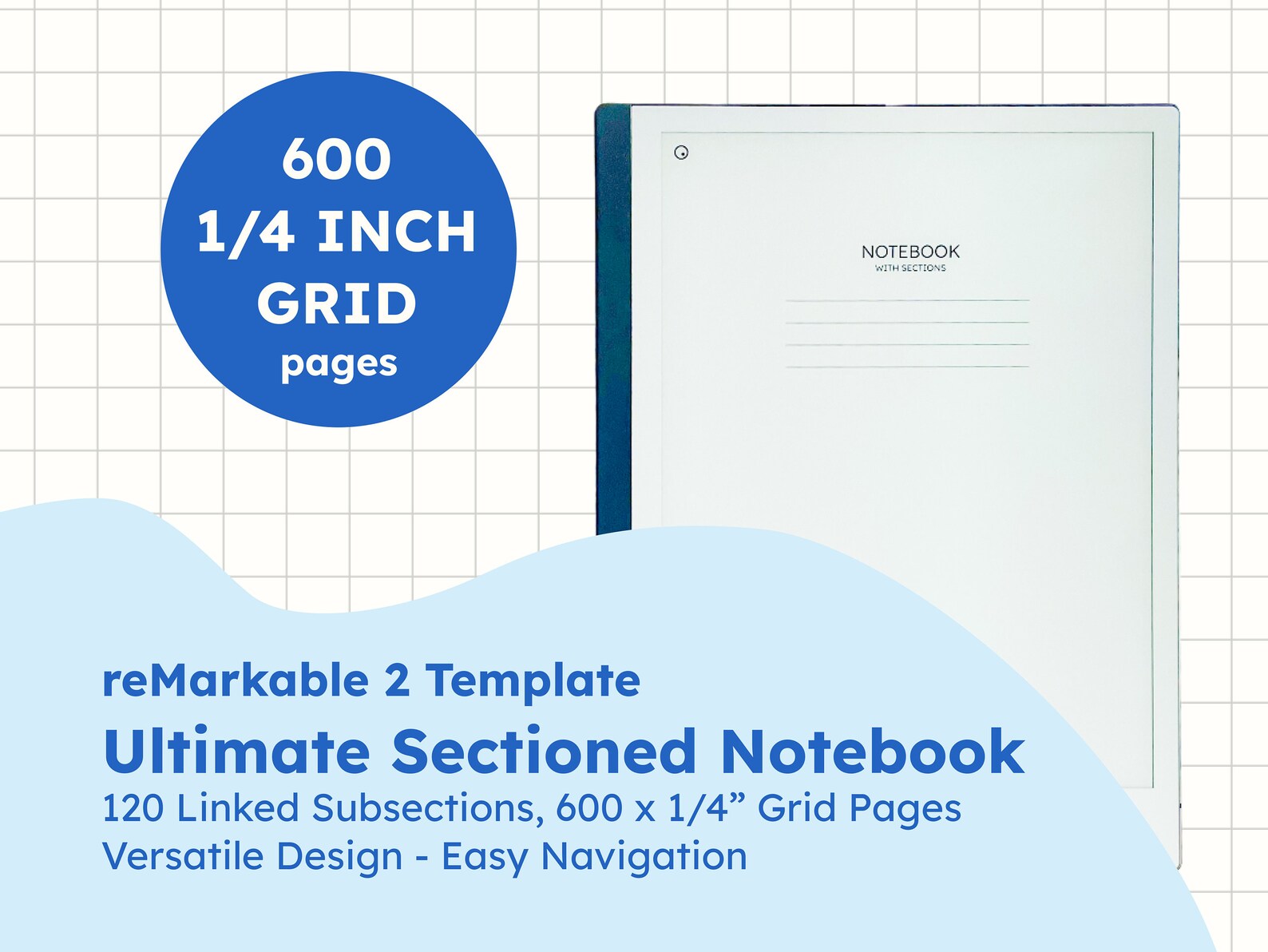 Ultimate Sectioned Notebook. 1/4 Grid Version. 120 - Etsy